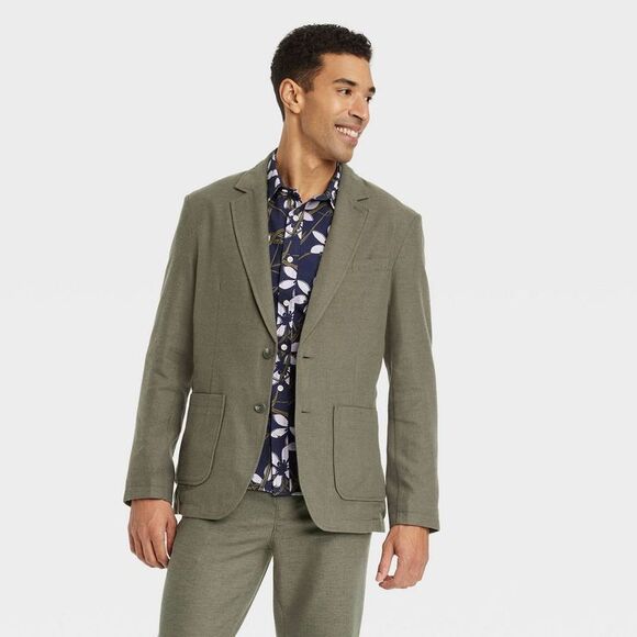 Goodfellow & Co | Suits & Blazers | Mens Linen Blend Blazer Goodfellow ...